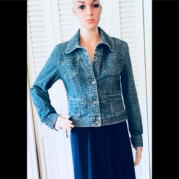 LOFT | Jackets & Coats | Loftadorable Denim Jacketbetter Than New ...
